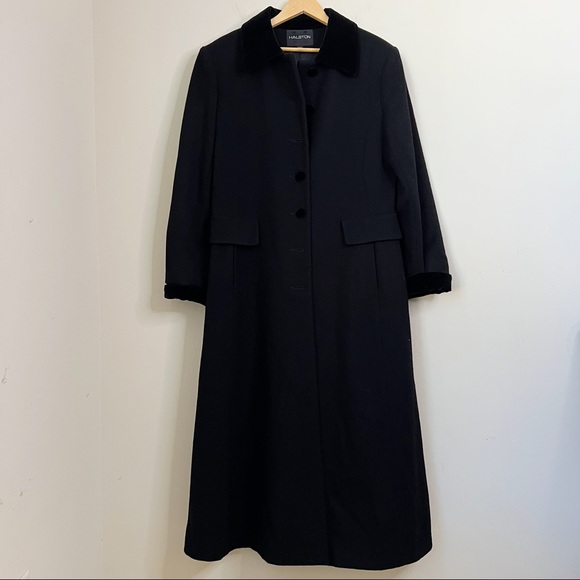 Halston Heritage | Jackets & Coats | 9s Vintage Halston Long Wool ...